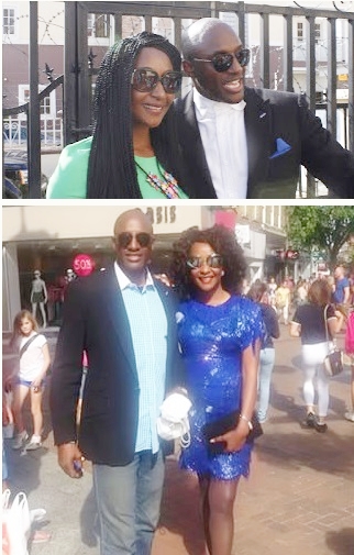Photos: Ex Football Star, John Fashanu and TV Girl in Hot Romance