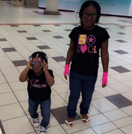 See Cute Photos of 2face and Annie's Daughters