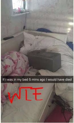 Omg! See How a Lady Escaped Death on Bed (Photos)