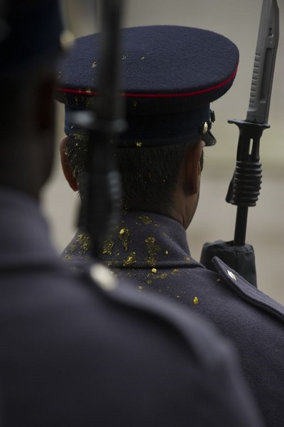 Soldier Gets Vomited on By Colleague During Remembrance Celebration ...