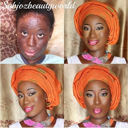 Amazing! See How Make-up Artist Transformed the Face of a Gas Explosion ...