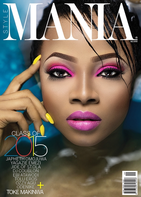 So Colurful! Toke Makinwa's is Stunning on the Cover of Mania Magazine