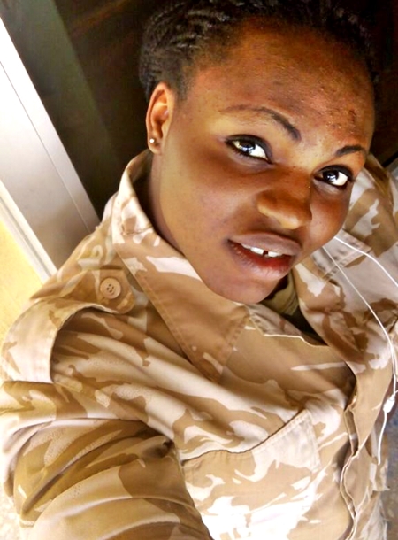 Meet Afolabi Idowu, One of Nigeria's Most Beautiful Female Army ...