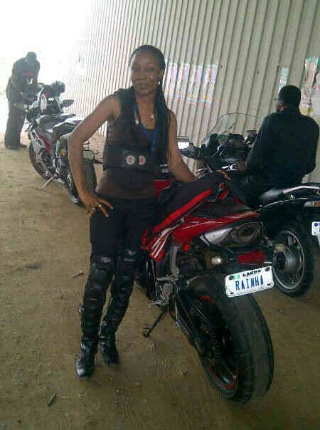 Wow! Meet Nkanga, the Fearless Nigerian Female Power Biker Who Took Up ...