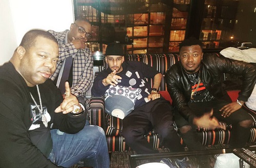 Nigerian Singer, MC Galaxy Pictured with Busta Rhymes, Swizz Beatz & More