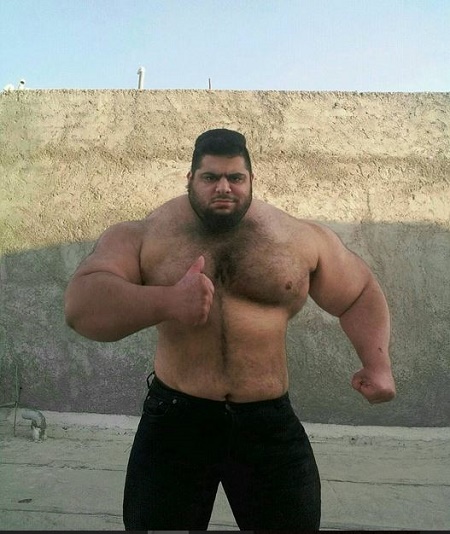 Omg! See Iranian Hulk Who Has Volunteered to Join His Country's Army to ...