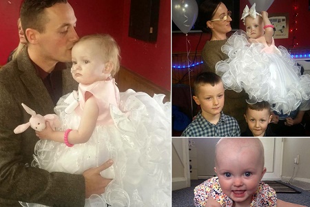 Father Marries 1-year-old Daughter as She Has Just Two Days to Live (Photo)