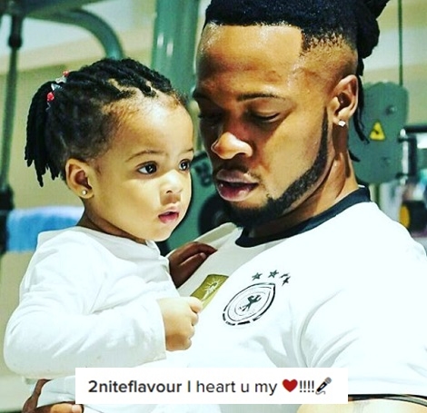 So Adorable! This Beautiful Photo of Singer, Flavour and His Daughter ...