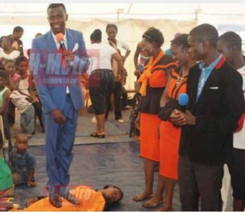 Pastor Uses Spiritual Power to Make Church Members Sleep and Steps on ...