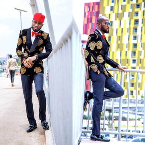 Stunning! See How 'Mr Fix Nigeria' Turned Isi Agu Chieftaincy Dress ...