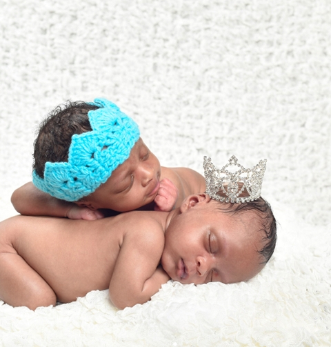 Double Blessing: Adorable Photos of P-Square's Paul Okoye & Wife's New Set of Twins (Photos)