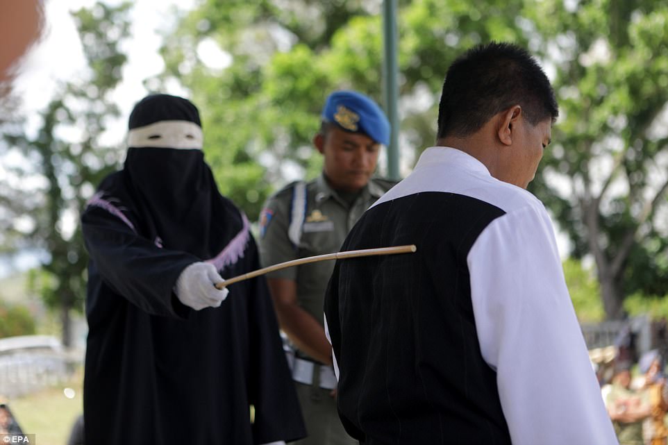 Men and Women Cry Profusely as They Are Given 100 Strokes of Cane for ...