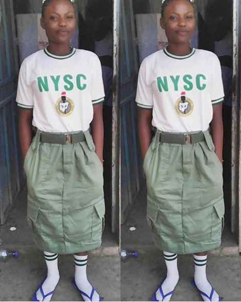 Check Out This Hilarious Photo of a Female NYSC Member Who Believes ...