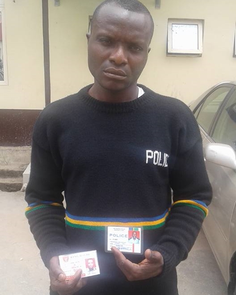 See the Face of Notorious Fake Policeman Using His Father's Uniform to ...