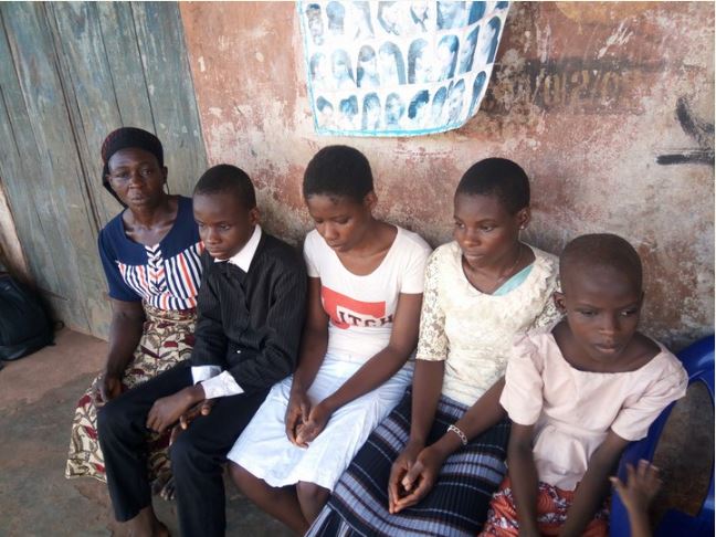 Four Children From the Same Parents Born Blind in Edo (Photos)