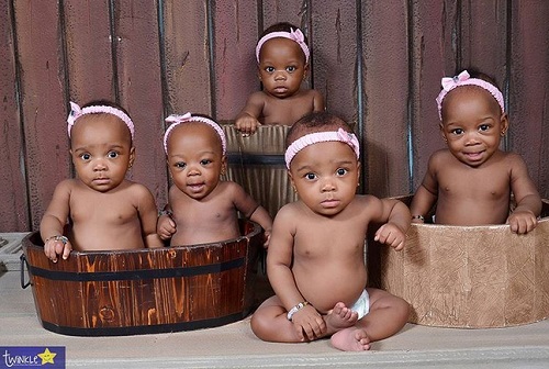 See the Heart-melting Photos of Cute Nigerian Quintuplets Who Have Sent ...