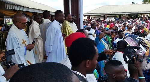 Traditional Masquerade Allegedly Pictured at Catholic Reverend Father's ...