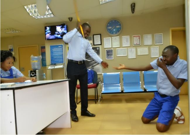 Stanbic IBTC Bank Staff In School Uniforms to Mark Customer Service ...