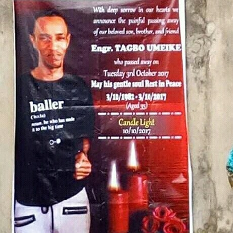 Photos from Davido's Friend, Tagbo Umeike's Burial in His Family ...