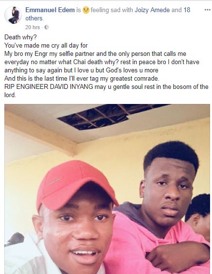 100 Level University Student of CRUTECH Dies After High Tension Cable ...