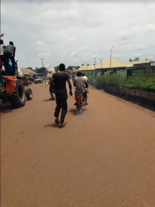 Serious Drama as Masquerades Invade Police Station in Benue (Photos)