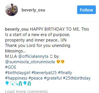 Beverly Osu Celebrates Her 25th Birthday With New Photos - Information ...
