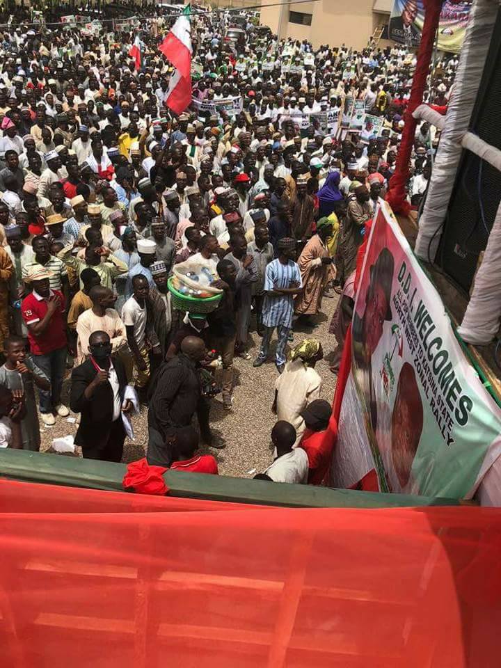 Massive Crowd Of Supporters Attend PDP Mega Rally Held in President ...