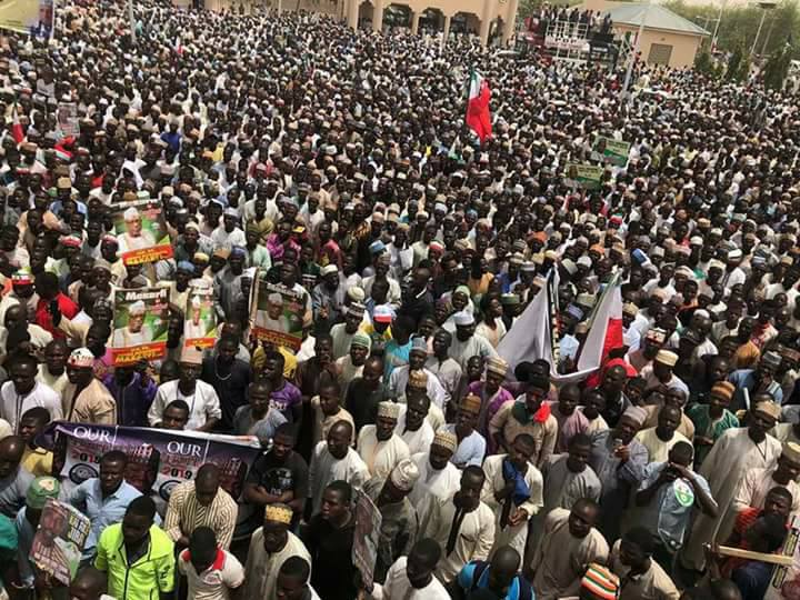 Massive Crowd Of Supporters Attend PDP Mega Rally Held in President ...