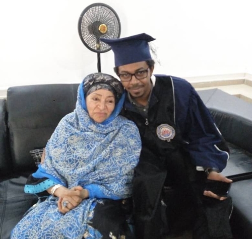 Abacha's Wife Attends Youngest Son's Graduation From University (Photos)