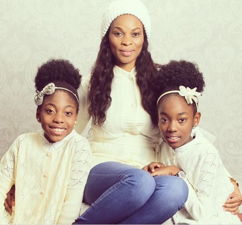 Lovely Family: Nollywood Actress, Georgina Onuoha and Daughters Step ...