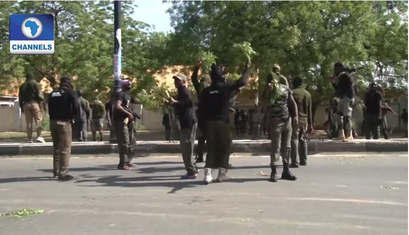 Video Of Police Officers Protesting In Maiduguri Emerges Despite Denial ...