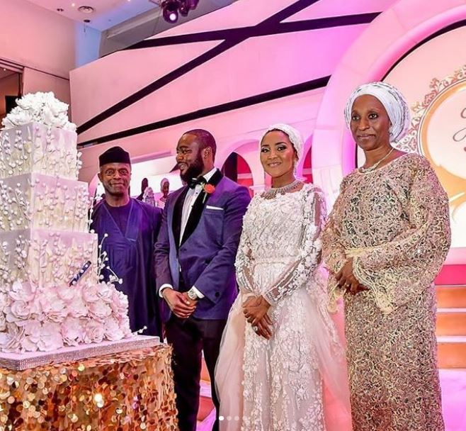 Checkout Fatima Dangote and Jamil Abubakar's Magnificent Wedding Cake ...