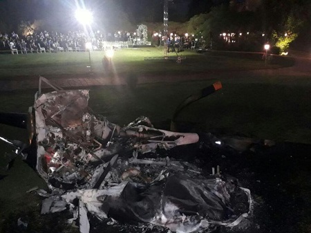 Bride Cheats Death As Helicopter Carrying Her To Wedding Crash-lands ...