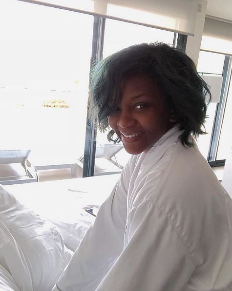 Nollywood Actress, Genevieve Nnaji Shares Early Morning Make-up Free Photo