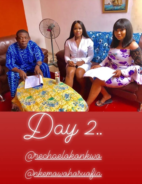 BBNaija Star, Cee-C Makes Nollywood Debut. See BTS Photos With Osuofia ...