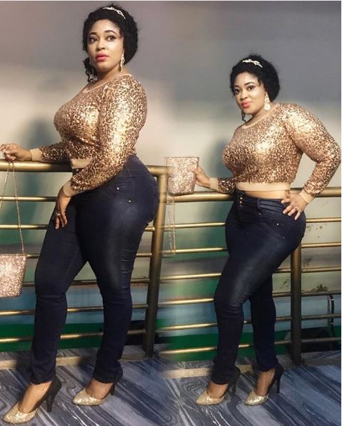 Hot Mama: Nollywood Actress, Omo Butty Parades Banging Curves (Photos)
