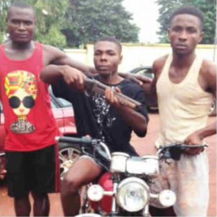 See The Notorious 3-Man Robbery Gang Operating With Motorcycles (Photo)