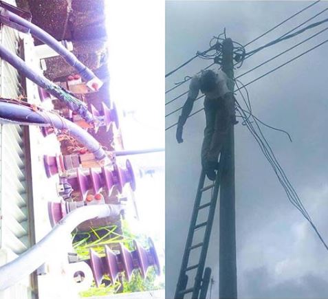 Oh No! Electrician Gets Electrocuted On A Power Transformer After A ...