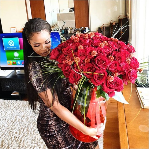 Emmanuel Adebayor Surprises Girlfriend Dillish Mathews With Giant ...