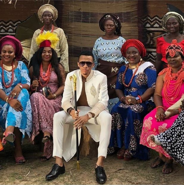 Photos Of Nigerian Singer, Tekno Surrounded By Several Women