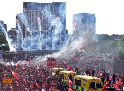 Wow! See How Over 750,000 Liverpool Fans Turned City Centre Red In ...
