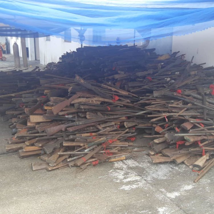 Navy Commences Destruction Of Unserviceable Firearms (Photos)