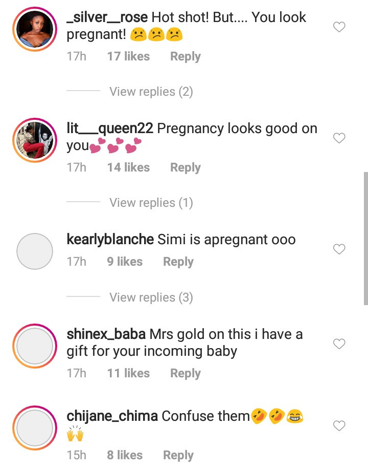 Fans Believe Simi Is Pregnant After This Photo Of Her Emerged On Social ...