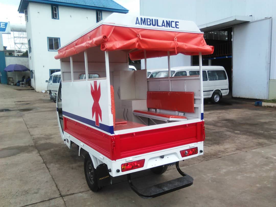 Innoson Unveils Tricycle Ambulance For Quick Emergency Response (Photos)