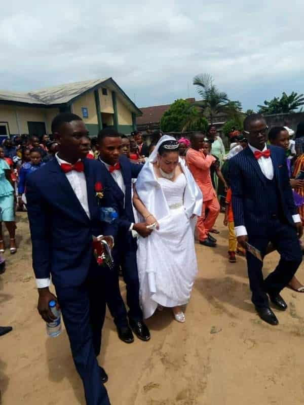 Excited Young Nigerian Man Weds His America Lover In Akwa Ibom (Photos)