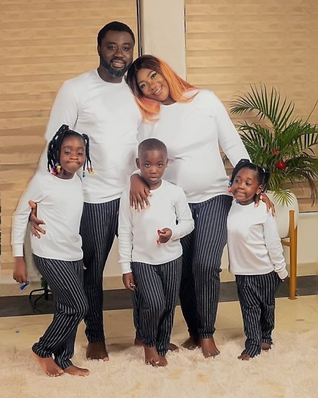 Mercy Johnson Shares Happy Easter Photo With Her Family