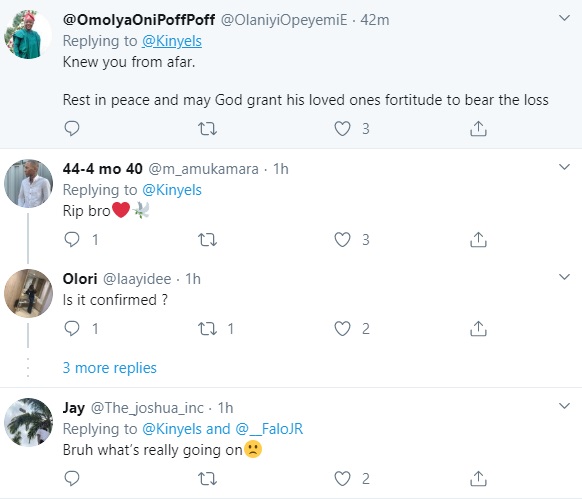 So Sad! Twitter User Dies Days After Tweeting About Death (Photo)