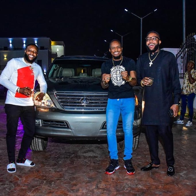 Kcee And E-Money Gift Actor, Junior Pope A Lexus SUV (Photos)