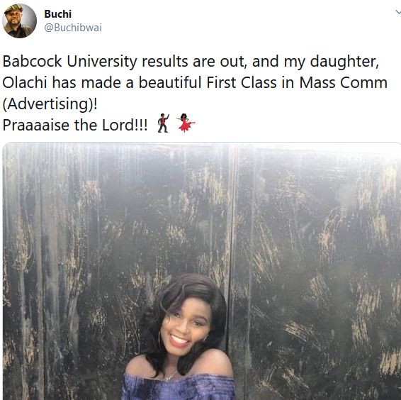 Gospel Singer, Buchi Celebrates Daughter As She Graduates With First ...