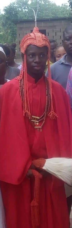 Teenage Boy Becomes King In Ondo State Following Death Of His Father ...